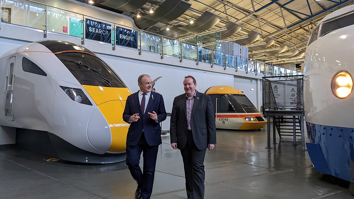 Sir Ed Davey visits York to back GBR bid - York Liberal Democrats